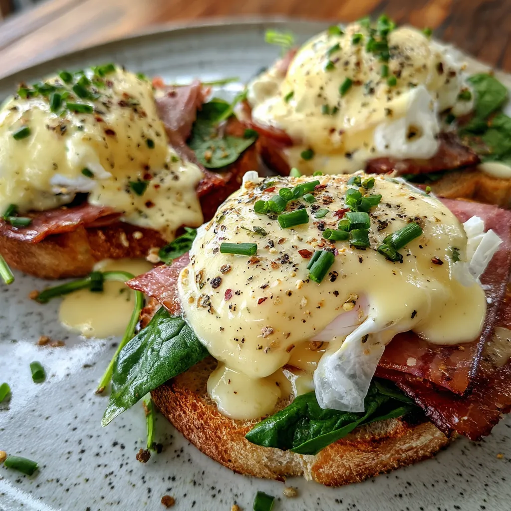 Decadent Savory Eggs Napoleon with Creamy Hollandaise Sauce – Tidymeal